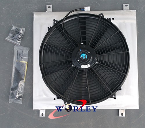 Aluminum shroud+fans For HOLDEN COMMODORE VB VC VH VK V8 1979-1986 AT ...