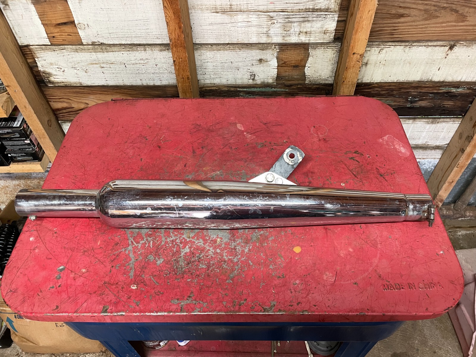 Vintage Exhaust Muffler 1 3/4" Royal Enfield BSA Triumph Velocette | eBay