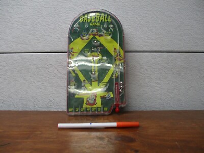 HOME RUN PINBALL Baseball Game Toy Schylling Classic Handheld Pin Ball ...