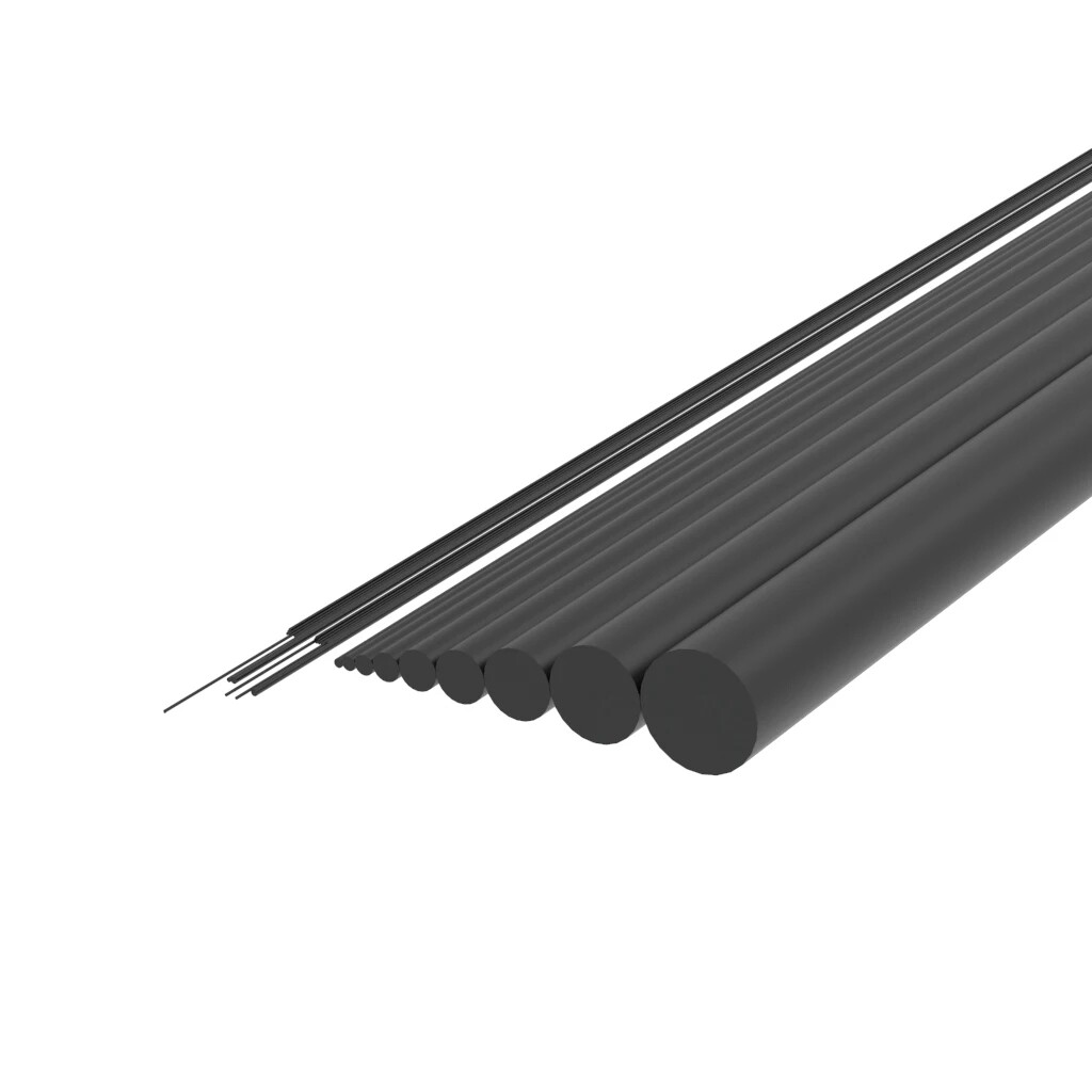 Model airplane carbon fiber round rod CFRP Stick bar CF kite carbon ...