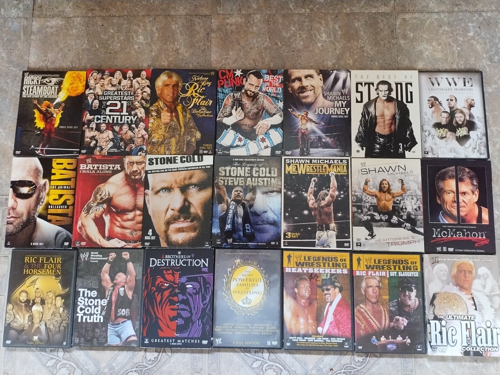 WRESTLING MEGA-LOT of 380 WWF/WWE/TNA DVDs RARE | eBay