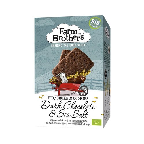 FARM BROTHERS cookies with dark chocolate & sea salt 150gr | eBay