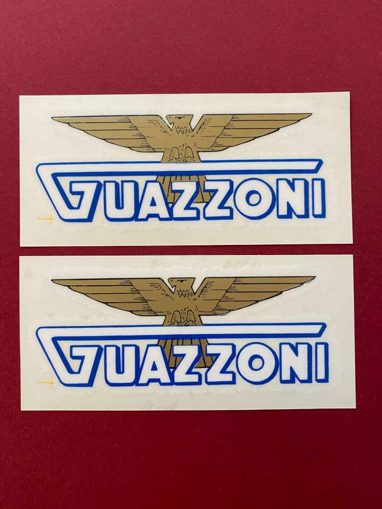 ADESIVI DECALCOMANIE SERBATOIO MOTO GUAZZONI 150 SPORT 1960 AD880058 | eBay