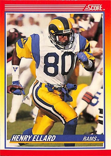 1990 Score Henry Ellard #225 Los Angeles Rams | eBay