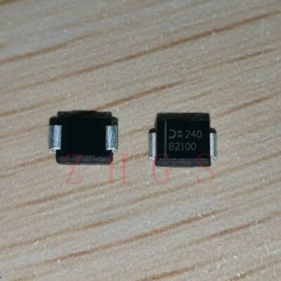 20PCS B2100-13-F B2100-13 B2100 DIODES SMB(DO-214AA) DIODE SCHOTTKY NEW ...