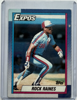 1990 Topps ROCK RAINES Montreal Expos Card No. 180 Baseball Collectors ...