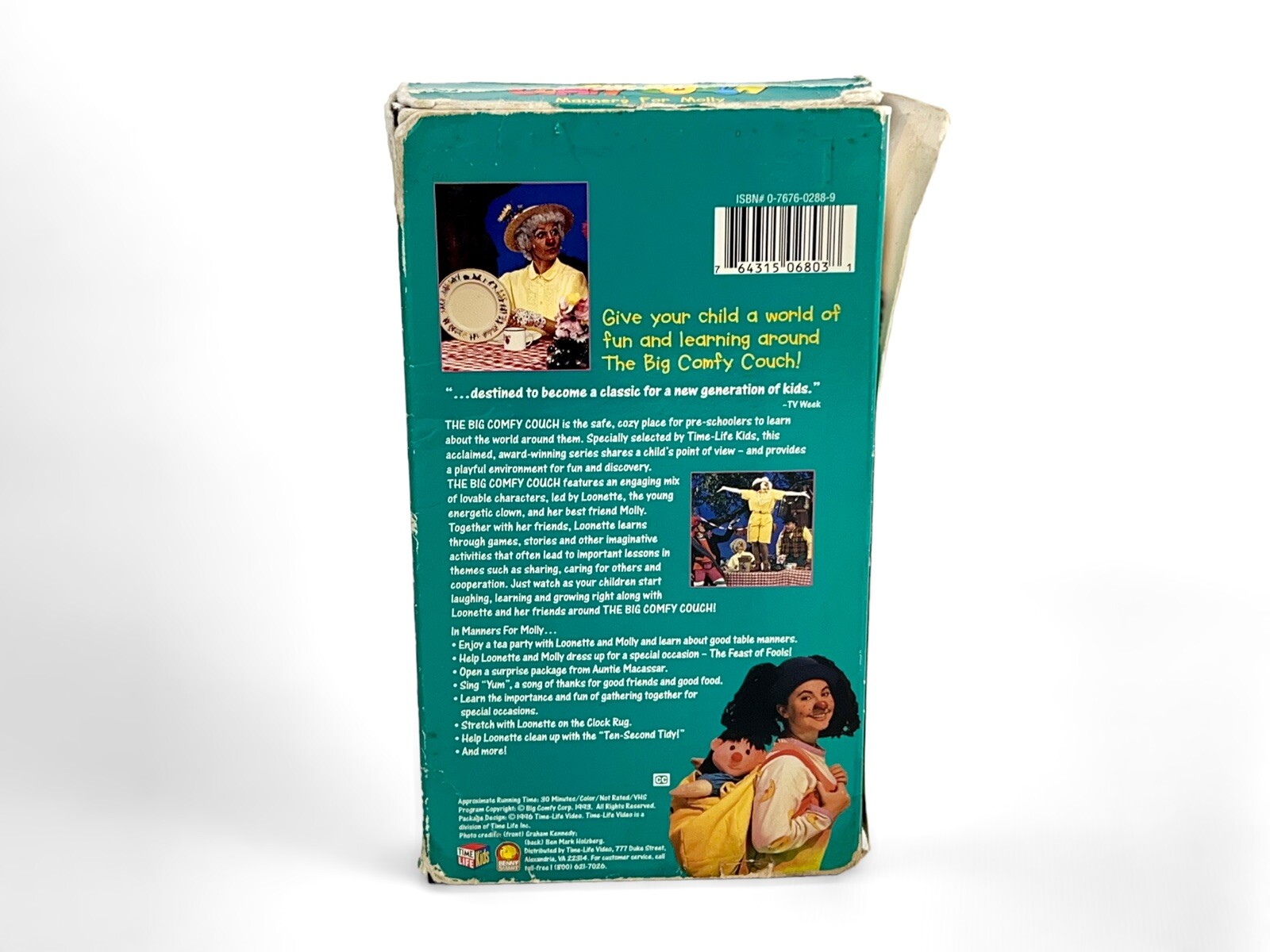 The Big Comfy Couch VHS 1996 Bugs and Hugs Time Life Kids Canadian Home ...