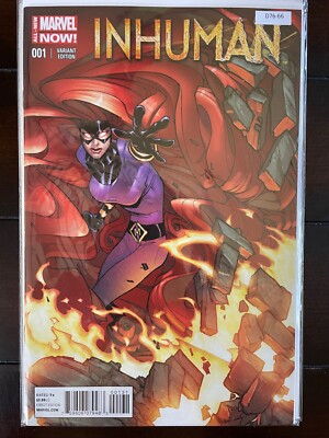 Inhuman 001 1:50 Variant 1st Lash & Inferno High Grade 9.4 Marvel Comic ...