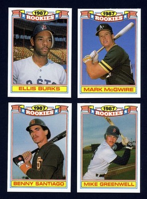 1987 Topps Rookies Glossy Complete Insert Set 22 Cards NM-MT or better ...