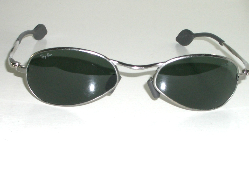 VINTAGE B&L RAY-BAN W2577 NWAS SLEEK GUNMETAL G15 UV ORBS WRAP ...