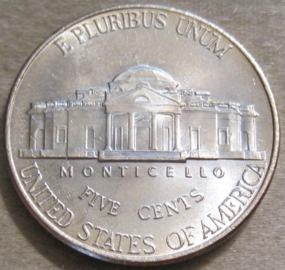 TONED AS SHOWN ~ 2000 P UNCIRCULATED JEFFERSON NICKEL WITH FULL STEPS ...