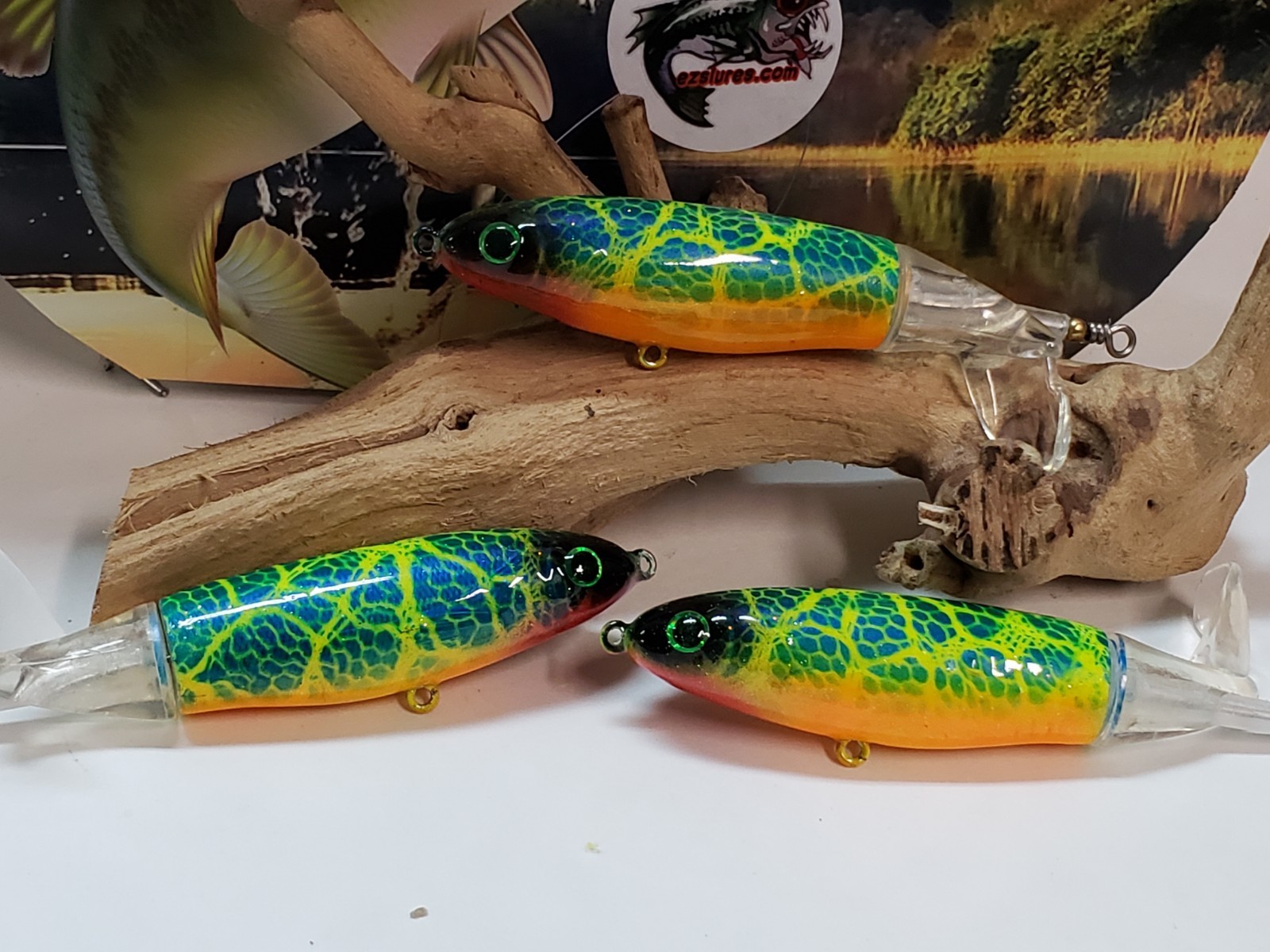 CUSTOM WRAPPED AND PAINTED 110 MM WHOPPER POPPER KO | eBay