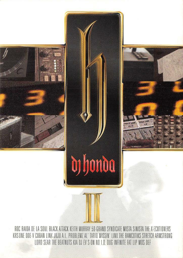 HII Album DJ HONDA Hip Hop Rap KRS-One Mos Def De La Soul 1998 Sticker ...