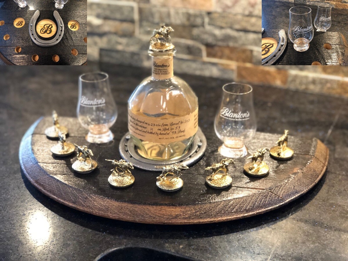 Blanton's Stopper Display Real Blanton's Barrel Head Display With Cork ...