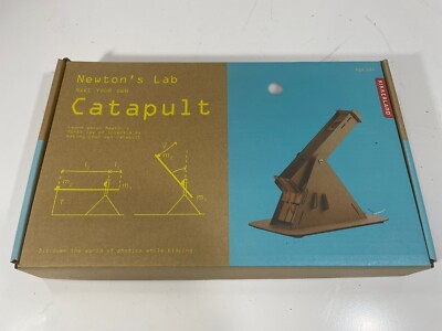 NEW Newton's Lab DIY Physics Catapult Kikkerland Intermediate ...