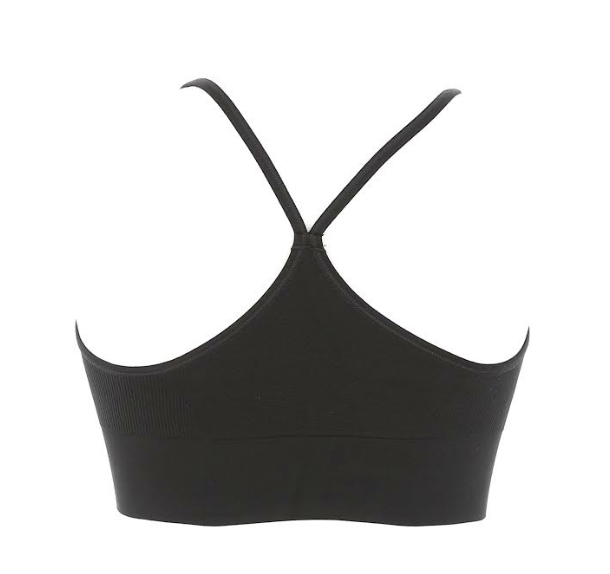Spanx Loungerie Racerback Shapewear Black Bralette #10035R Size X-Small ...
