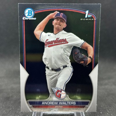 Andrew Walters 2023 Bowman Draft 1st Chrome Cleveland Guardians #BDC ...