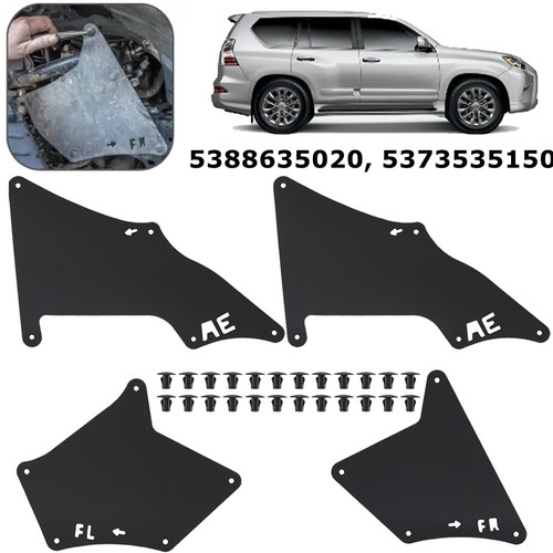 4X For Toyota 4Runner Lexus GX 460 470 2003-2022 Fender Line Shield ...