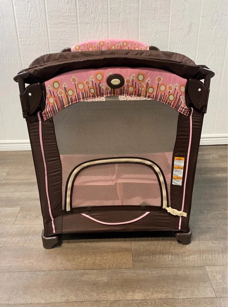 Graco Pack N Play Pink And Brown