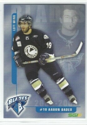 2005-06 Saskatoon Blades (WHL) Aaron Bader | eBay