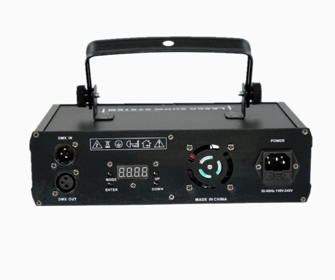 Laser Stage Light 2 Lens Projector RGB DJ DMX512 Disco Show Party | eBay