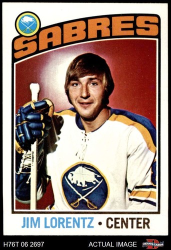 1976 Topps #162 Jim Lorentz Sabres 7.5 - NM+ | eBay