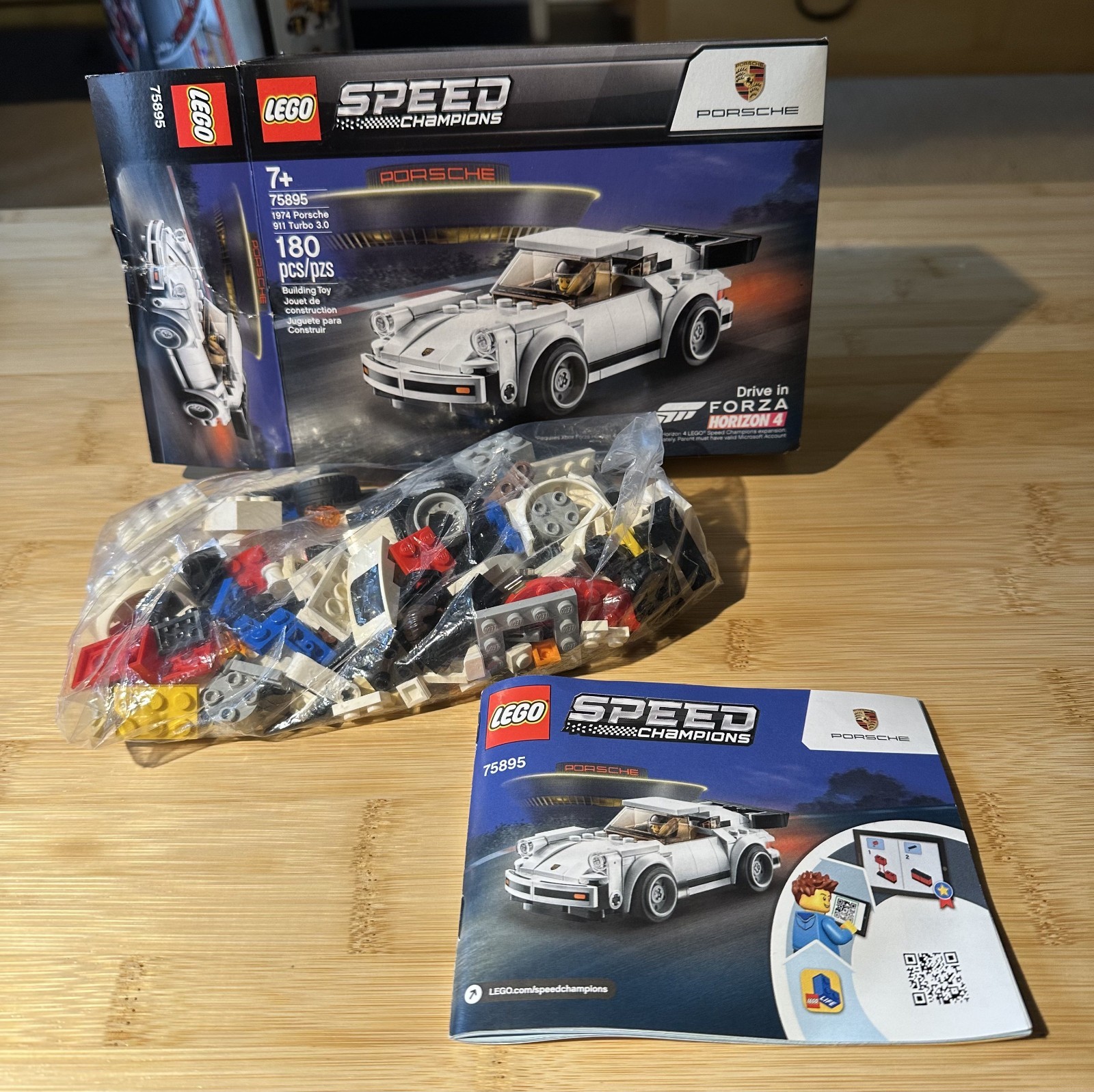 LEGO Speed Champions Porsche 911 Turbo 3.0 Set 75895 with Box and ...