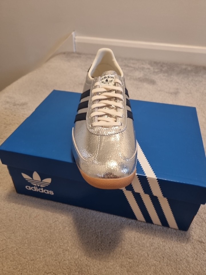 Adidas SL72 OG Originals Trainers Women's Size UK 9 Metallic Silver ...