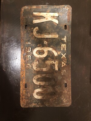 1964 texas license plate | eBay