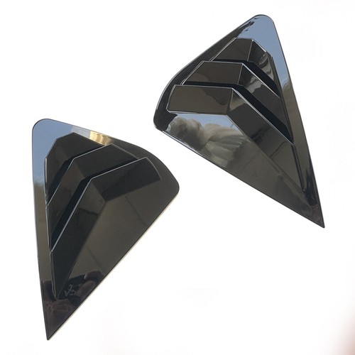 Black 1/4 Quarter Panel Rear Side Window Louver Fit For Nissan Altima ...