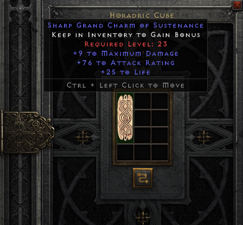 PC PS4 PS5 XBOX SWITCH NL Grand Charm Max Dmg AR Life DIABLO 2 ...