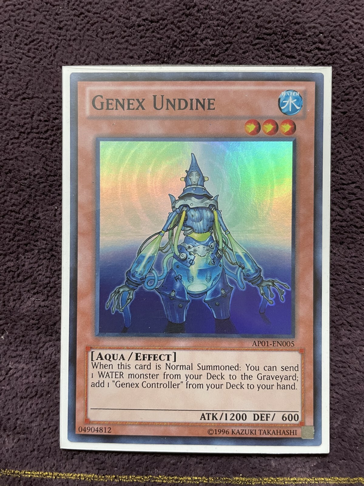 1x YuGiOh! Genex Undine AP01-EN005 SUPER RARE! *Near Mint* | eBay
