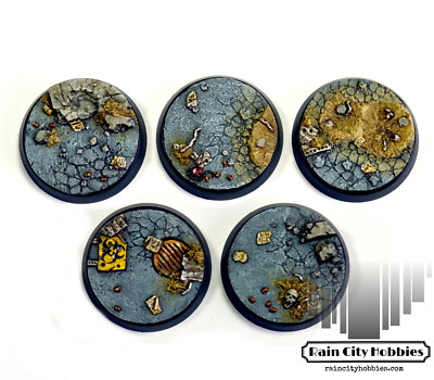 32mm Urban Waste Scenic Base Toppers x5 - Resin - Warhammer 40k ...