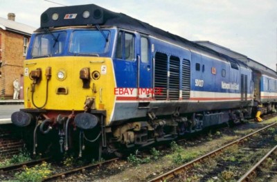 PHOTO CLASS 50 LOCO NO 50027 LION AT SALISBURY WITH A DOWN EXETER TRAIN ...