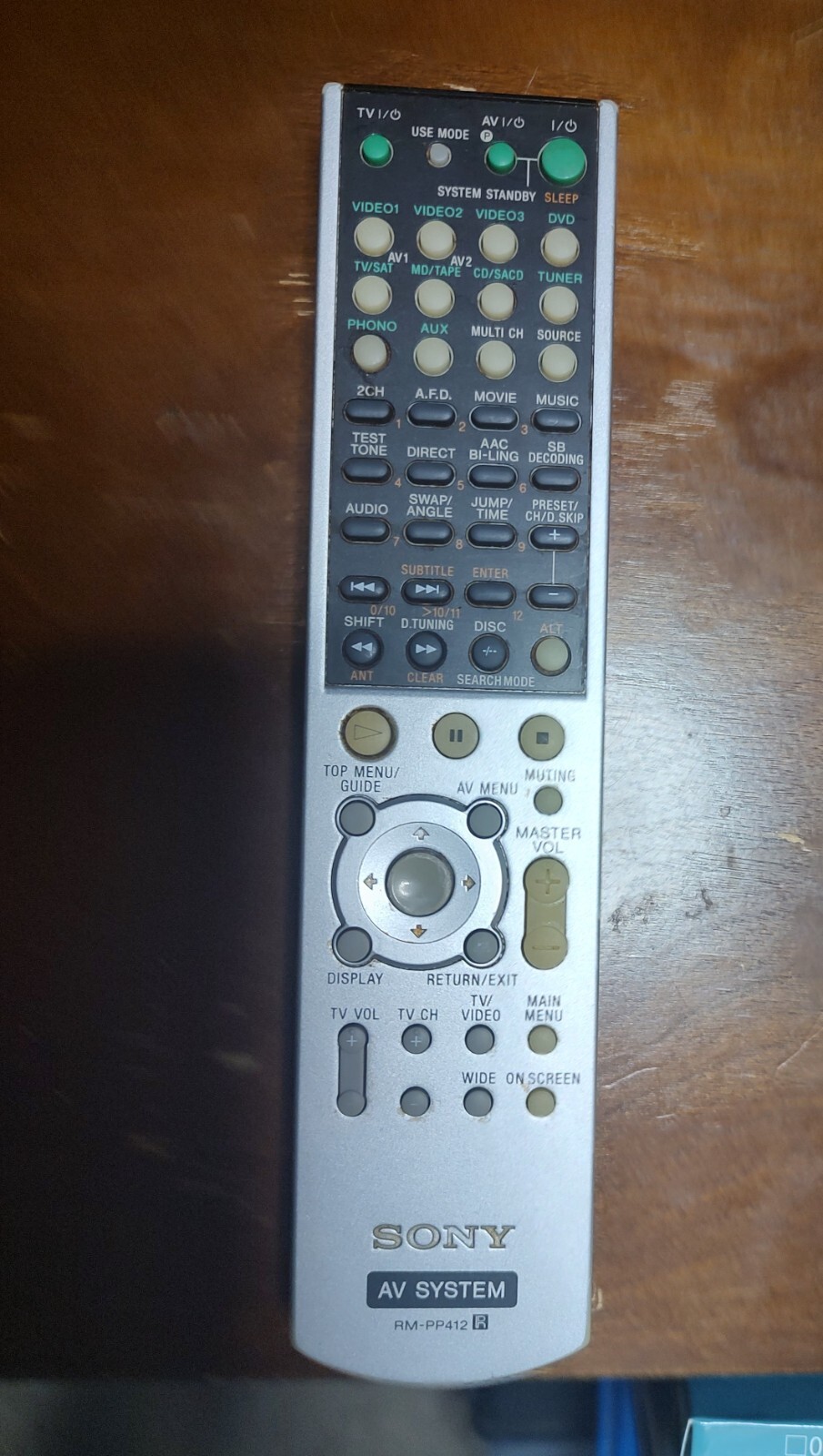 Sony RM-PP412 AV System Remote Control For Sony STRDE-895 Home Theater ...