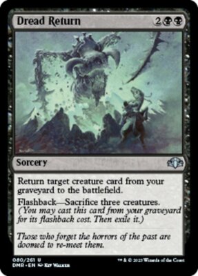 Dominaria Remastered - Dread Return - Foil | eBay