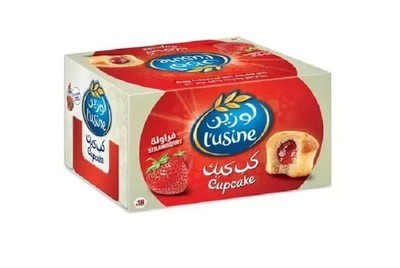 ⭐LIVRAISON RAPIDE⭐18 Pièces X Lusine Cupcake Fraise Flavor Cake لوزين ...