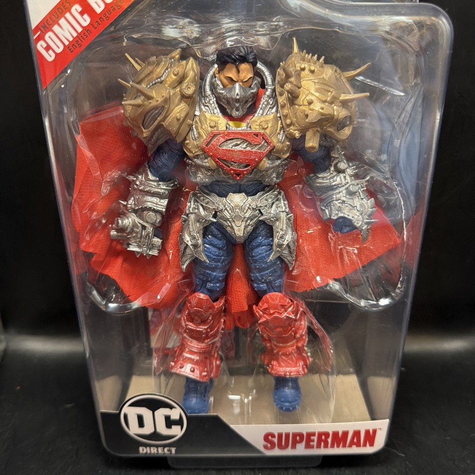 DC Direct Superman Ghosts of Krypton Figure McFarlane w Comic Book (NEW ...