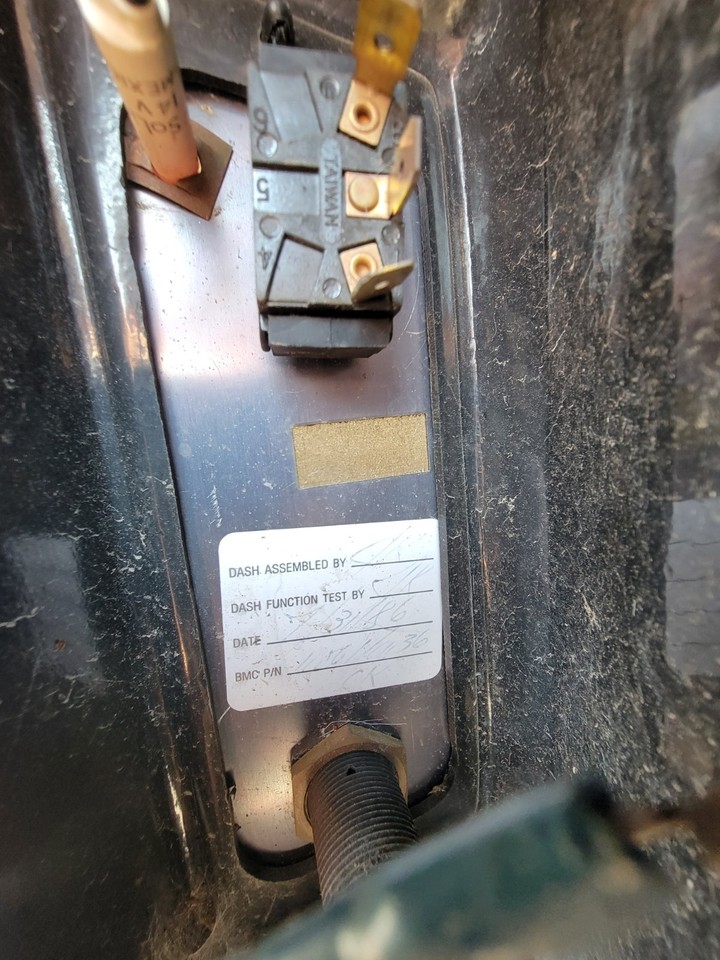 1987 Bayliner Capri Boat Dash Panel WIRING Volvo Penta Parts | eBay