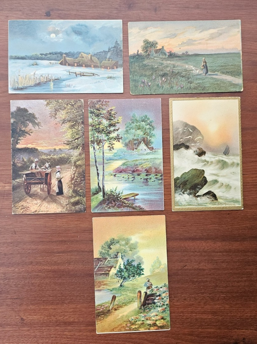 Raphael Tuck & Sons-13 Postcards-including Complete Set of "Golden Dawn ...