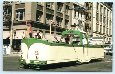 POSTCARD Blackpool Open-Top Boat Tram 228 Trolley San Francisco ...