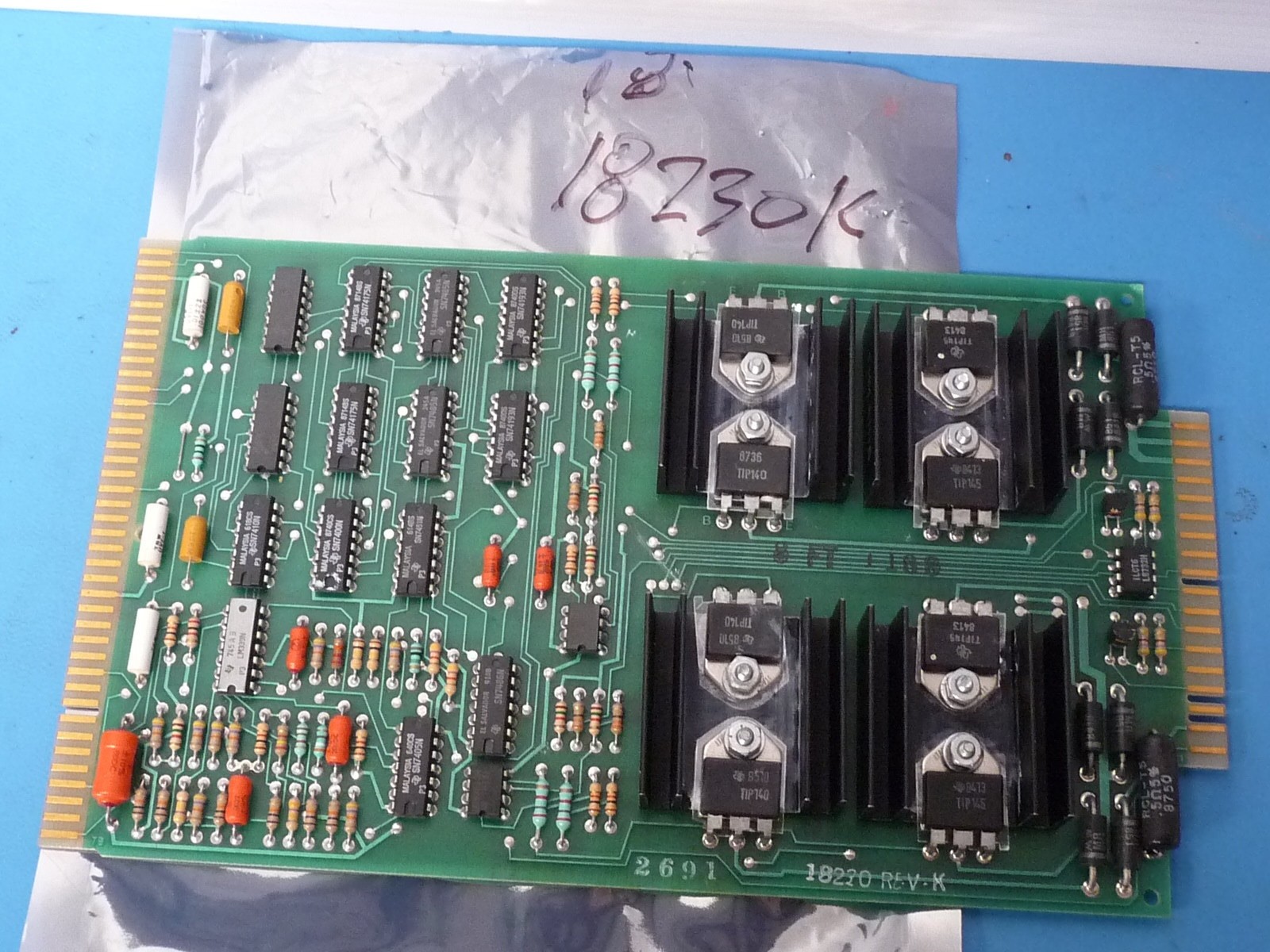 UIC, UNIVERSAL Instruments, PCB, 18230000 94V INDEX DRIVER, REV J AND K ...