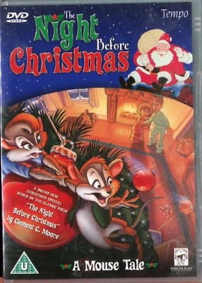 The Night Before Christmas A Mouse Tale DVD 2003 Animated 5012106930520 ...