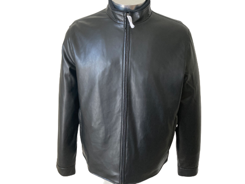 Reserve Collection Tailored Fit Leather Black Jacket, Size: L, new | eBay