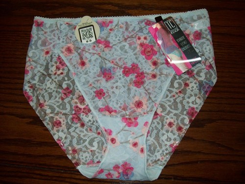 NWT TC EDGE NO LINES NO RIDE HI-CUT LACE PANTIES CHERRY BLOSSOM A4-044 ...