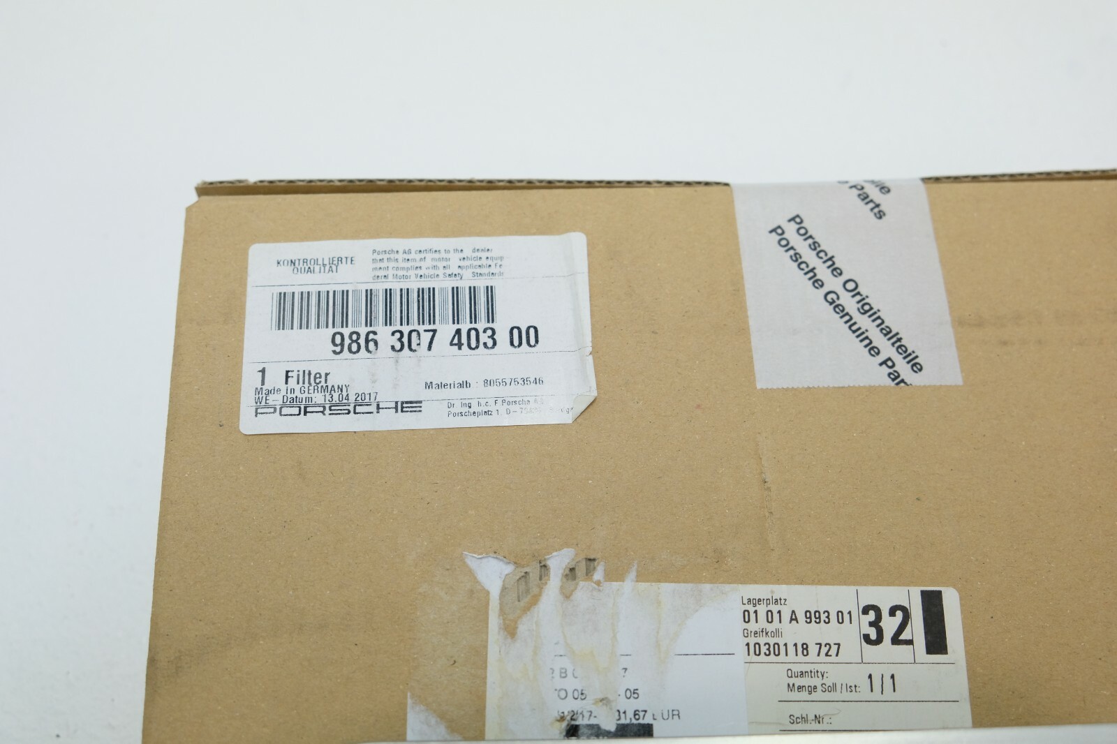 Porsche 986 Boxster 98630740300 New NOS | eBay