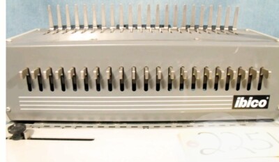 Binding Machine w/ various plastic combs by Ibico, well made fully ...