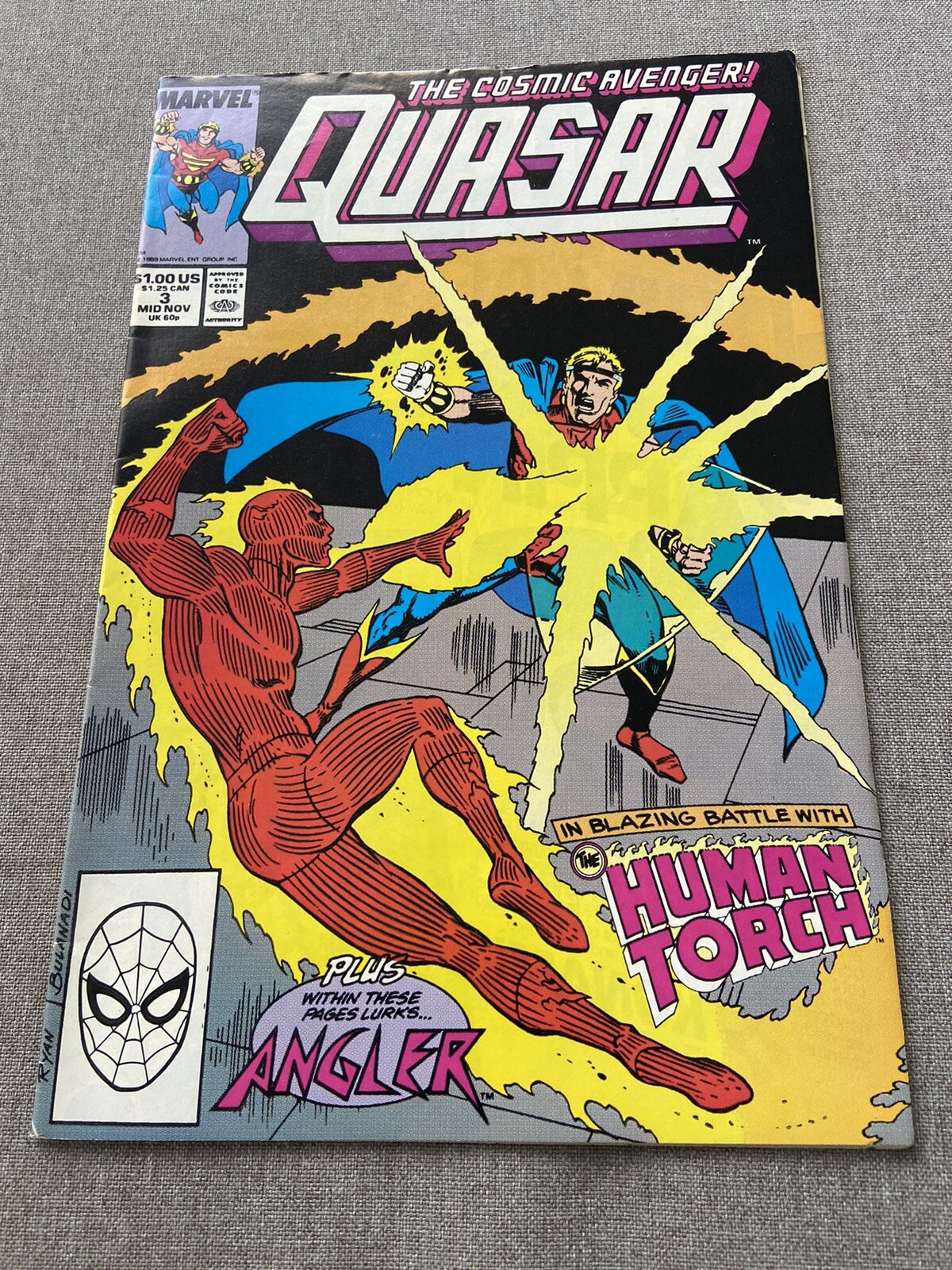 Quasar The Cosmic Avenger! NO. 3 Mid Nov Marvel Comics | eBay