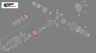 R200 LSD Diff Pinion Bearing- Front - For HCR32 R32 Skyline GTS-T ...