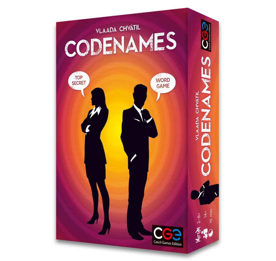 Codenames Top Secret Word Game Czech Games Edition CGE00031 Spies ...